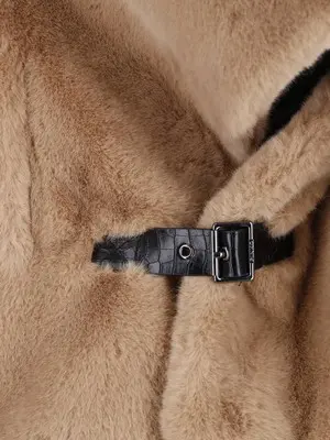 Pinko High-neck Buckle-fastened Cape