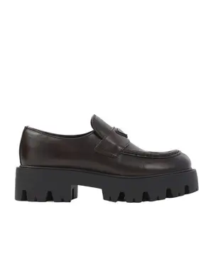Prada Round-toe Loafers - Black