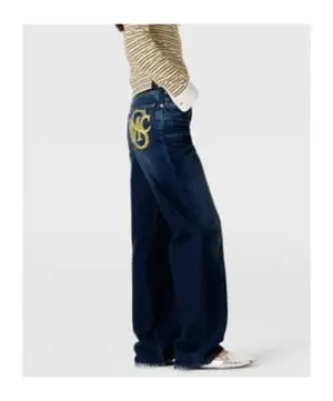 Stella McCartney Crest-embroidered Straight Jeans