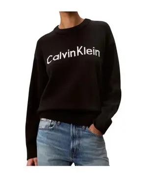 Calvin Klein Logo Graphic Relaxed Jumper