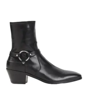 TOM FORD Square-toe Ankle Boots - Black