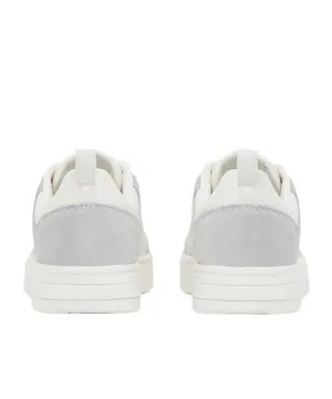 Armani Exchange Sneakers In Suede With All-over Logo And Rubber Sole