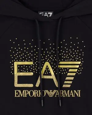 EA7 Cotton Tracksuit With Shiny Studs