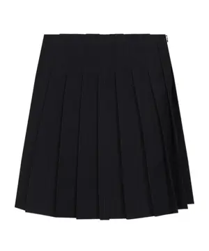 MAISON MARGIELA Pleated Skirt With Raw Edge Hem