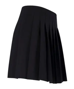 MAISON MARGIELA Pleated Skirt With Raw Edge Hem