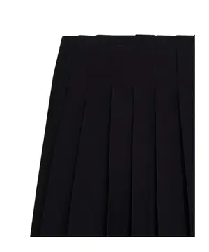 MAISON MARGIELA Pleated Skirt With Raw Edge Hem