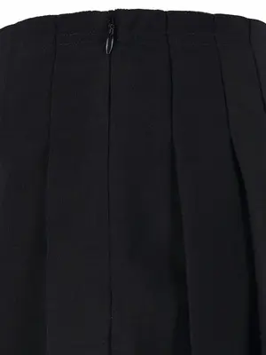 MAISON MARGIELA Pleated Skirt With Raw Edge Hem