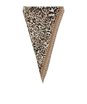 PIERRE-LOUIS MASCIA Leopard-print Scarf - Multicolor