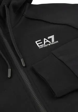 EA7 Hooded Zip-up Sweatshirt