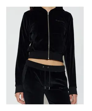 SPORTY  RICH Long-sleeve Hooded Sweatshirt