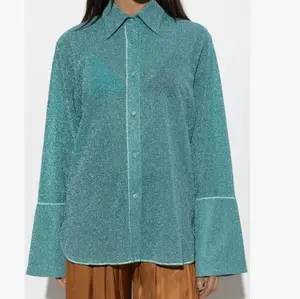 Oseree Lurex Oversized Shirt