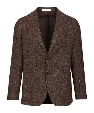 Tagliatore Single-breasted Blazer - Brown