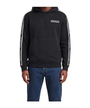 EA7 Long-sleeved Hooded Sweatshirt