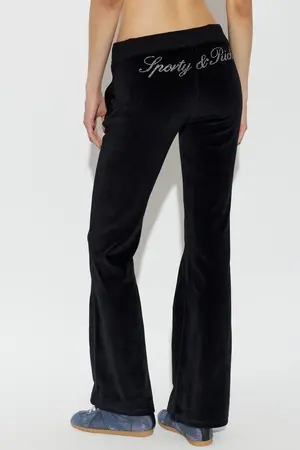 SPORTY  RICH Drawstring Athletic Pants