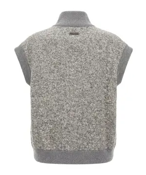 Peserico Sequined Zip-up Gilet