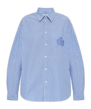 SPORTY  RICH Long-sleeved Shirt - Blue