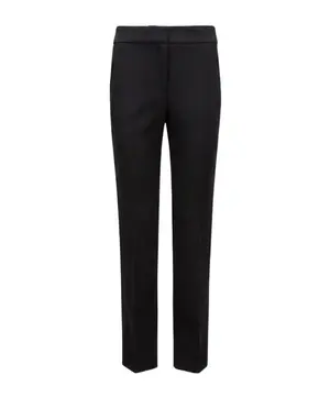 Peserico Tailored Pants With Elastic Waistband - Black