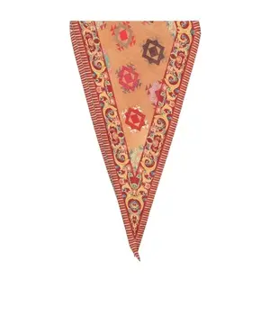 PIERRE-LOUIS MASCIA Geometric-pattern Scarf - Pink