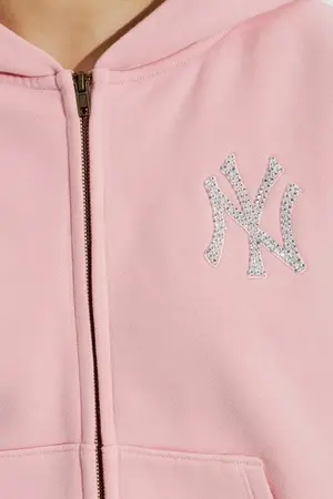 SPORTY  RICH Long-sleeve Hooded Sweatshirt