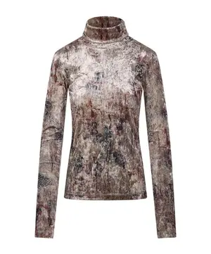 PIERRE-LOUIS MASCIA Long-sleeve High-neck T-shirt - Multicolor