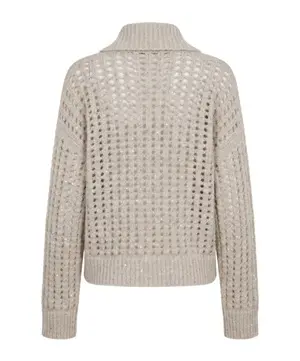 Peserico Sequin-embellished Jacquard-knit Cardigan