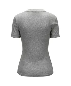 Peserico Ribbed-knit Short-sleeve T-shirt