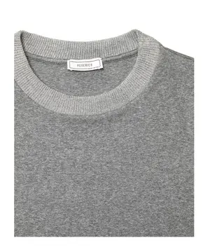 Peserico Ribbed-knit Short-sleeve T-shirt