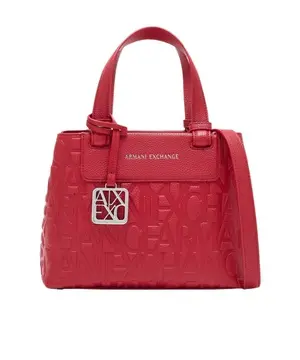 Armani Exchange Tote Shopping Bag With Coated Belts