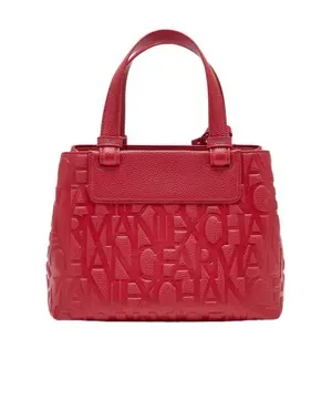 Armani Exchange Tote Shopping Bag With Coated Belts