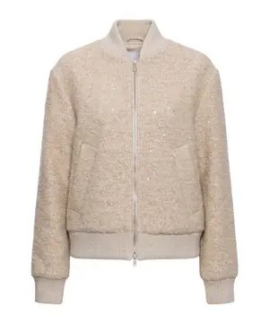 Peserico Sequined Zip-up Jacket - No