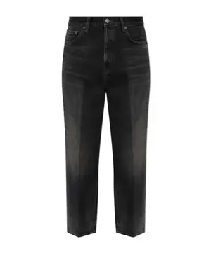 HAIKURE Belt Loop Jeans - Black