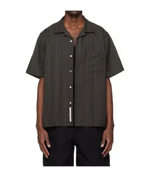 Nanamica Open Collar Panama Short-sleeve Shirt