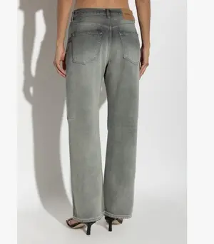 HAIKURE Belt Loop Jeans With Multiple Pockets - Gray