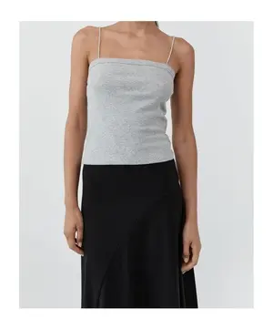 ST. AGNI Organic Cotton Square Neck Cami