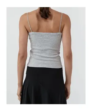 ST. AGNI Organic Cotton Square Neck Cami