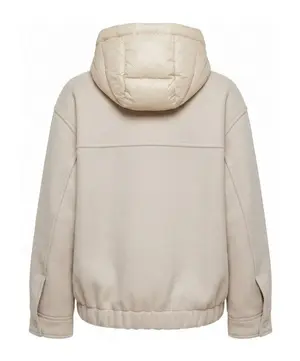 Peserico High Neck Hooded Jacket