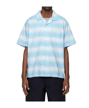 Nanamica Open Collar Pique Short-sleeve Shirt