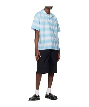 Nanamica Open Collar Pique Short-sleeve Shirt