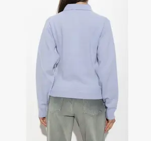 HAIKURE Collared Long-sleeved Knit Sweater