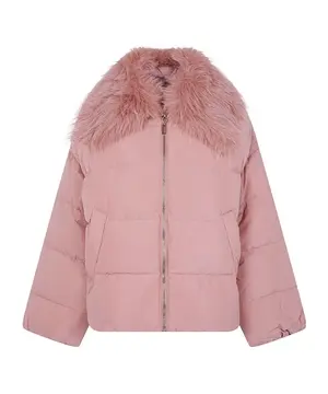 TWINSET Quilted Zippered Padded Jacket