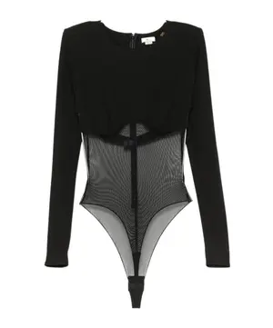 Elisabetta Franchi Long-sleeve Bodysuit - Black