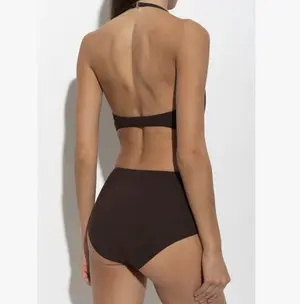 Alaïa Halter Neck One-piece Swimsuit
