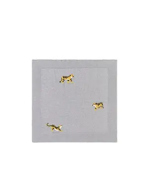 Stella McCartney Patterned Baby Blanket - Gray