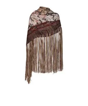 PIERRE-LOUIS MASCIA Fringed Shawl - Brown