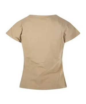 Isabel Marant Étoile Cotton-jersey Draped T-shirt - Beige