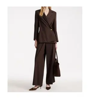 Marella Striped Single-breasted Jacket