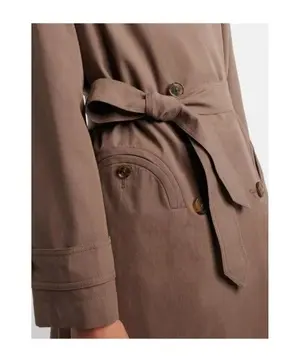 BLAZÉ MILANO Double-breasted Belted Trench Coat