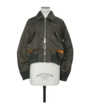 Sacai Nylon Twill Blouson - Khaki