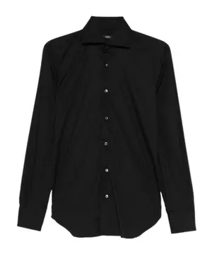 BARBA NAPOLI Long-sleeved Shirt - Black