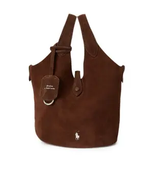 Polo Ralph Lauren Calf Suede Tote Bag